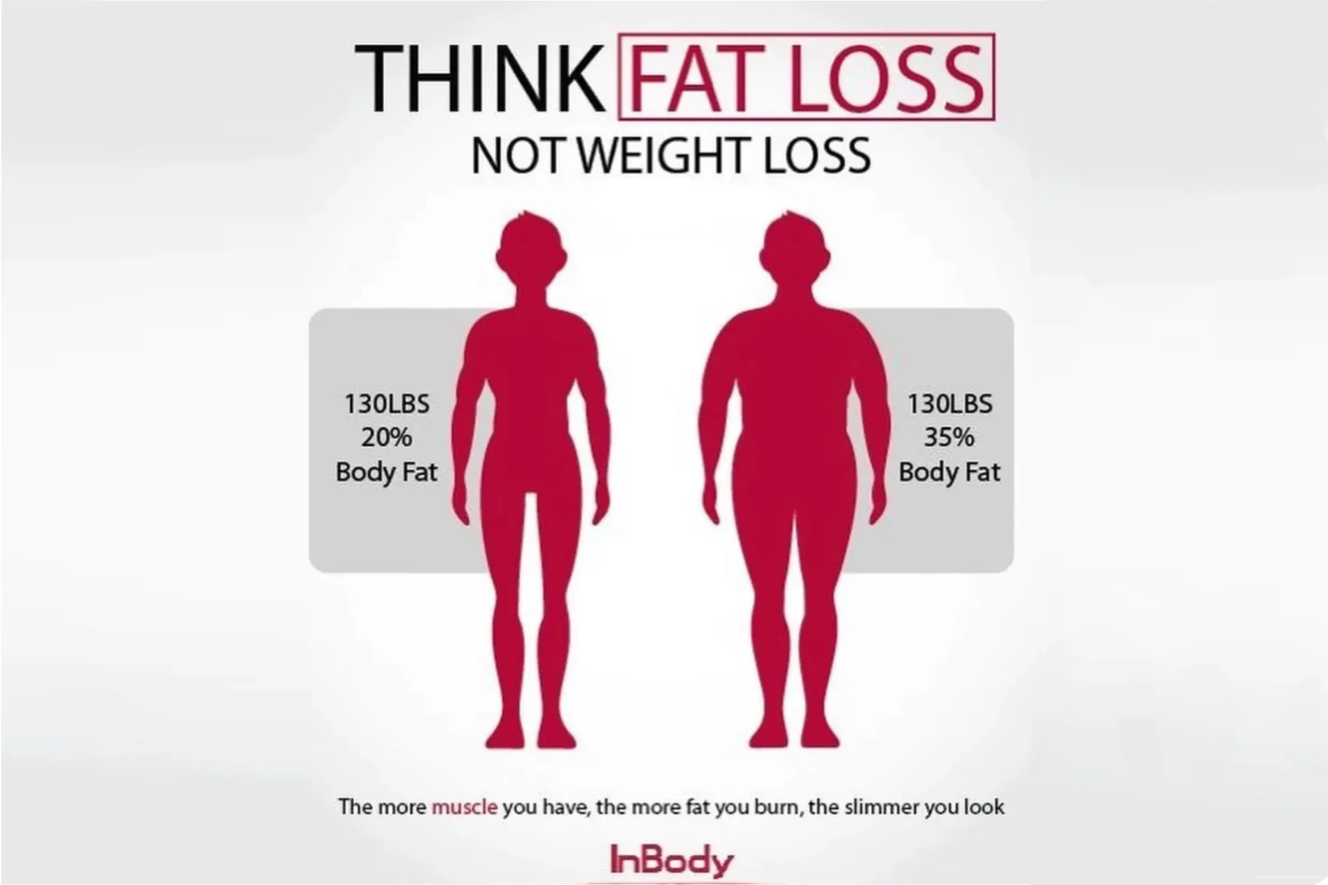 Think Fat Loss not weight Loss, Go beyond the scales and see what you ...